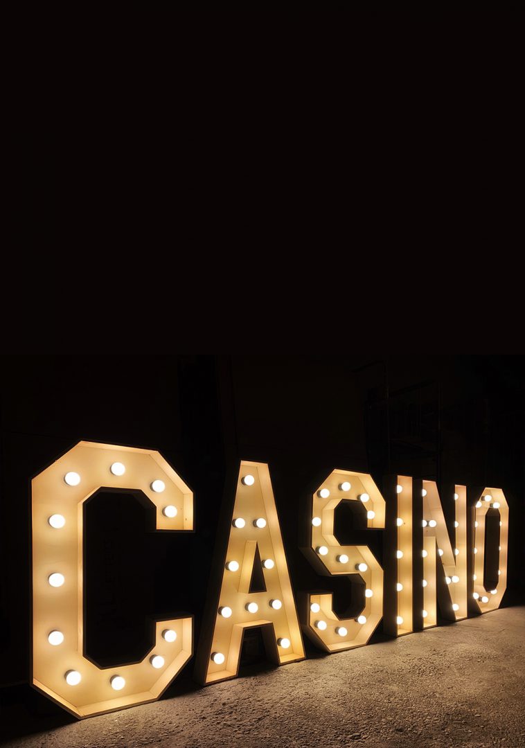 Lichtletters voor livestream - Vinity Experience Supply